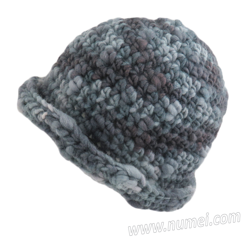Rolled Brim Crochet Hat Pattern Free
