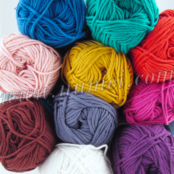 Silver Swan Cotton Spa Worsted Cotton Bamboo Yarn at NuMei Yarn | numei.com